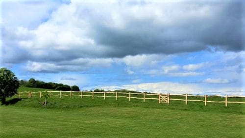 Cleft Post and Rail - Coppice Creations - Sustainable Estate Fencing
