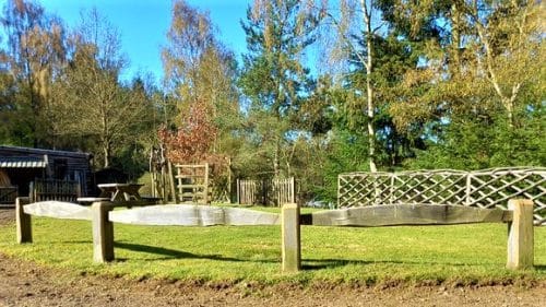 Cleft Knee Rail - Coppice Creations - Sustainable Estate Products