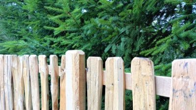 Cleft Pale Fence - Coppice Creations - Sustainable Estate Fencing